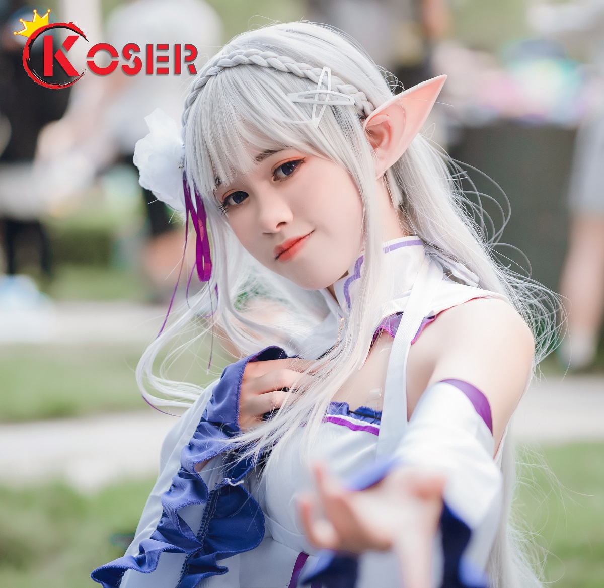 LXYH- COSER KING ReLife in a different world from zero Emilia Cosplay ...