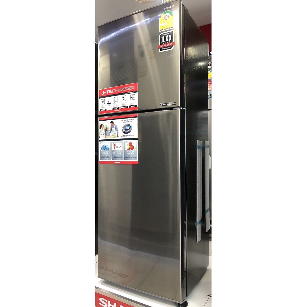 Sharp ตู้เย็น 2 ประตู SJ-X230TC -SL 7.9 คิว เทคโนโลยีระบบอินเวิร์ตเตอร์ ...