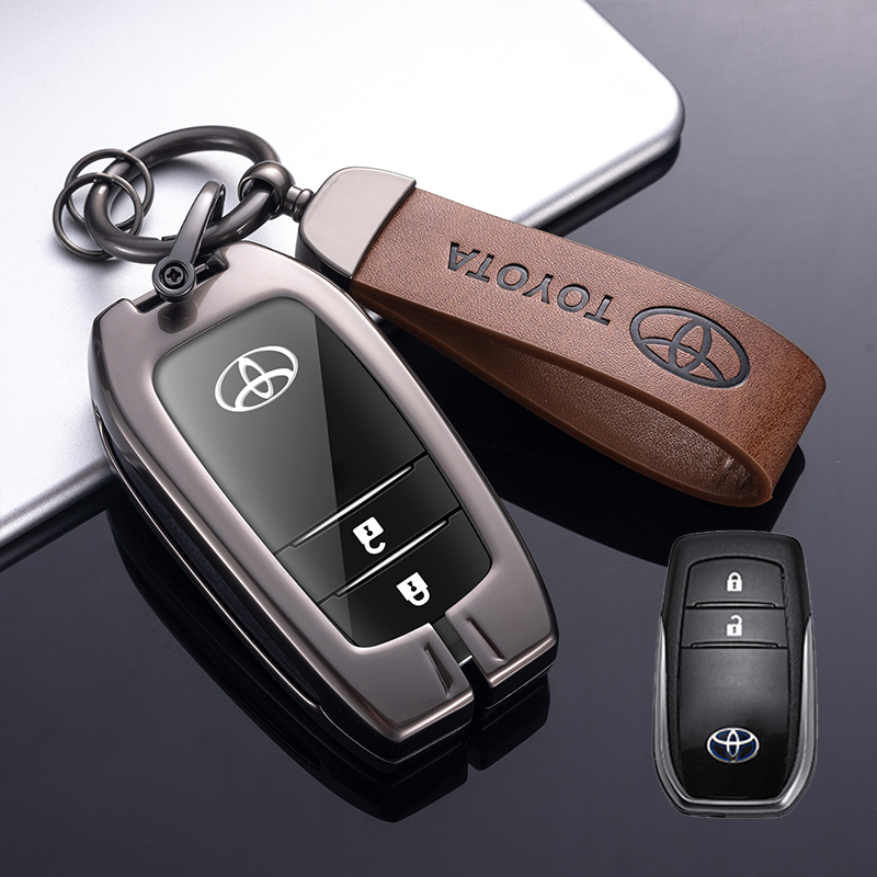 เคสกุญแจ Toyota Fortuner RAV4 Crown เคสกุญแจรถยนต์ Hilux Camry Land ...