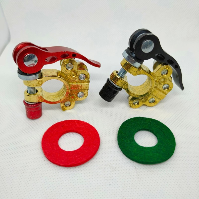 (ขั้นตอนส่งฟรี 40 บาท) คู่ (2-Pack) Quick Connect Car Battery Clamps ...