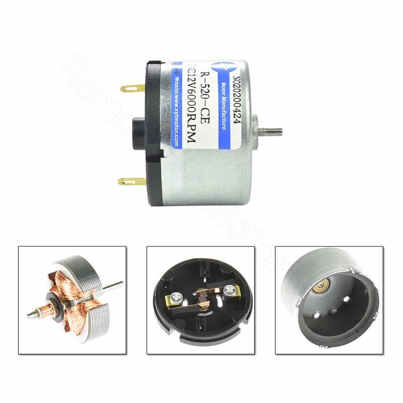 DC 6V 12V 24V Micro Motor 7W 6000 8000 10000RPM High Speed Brushed ...
