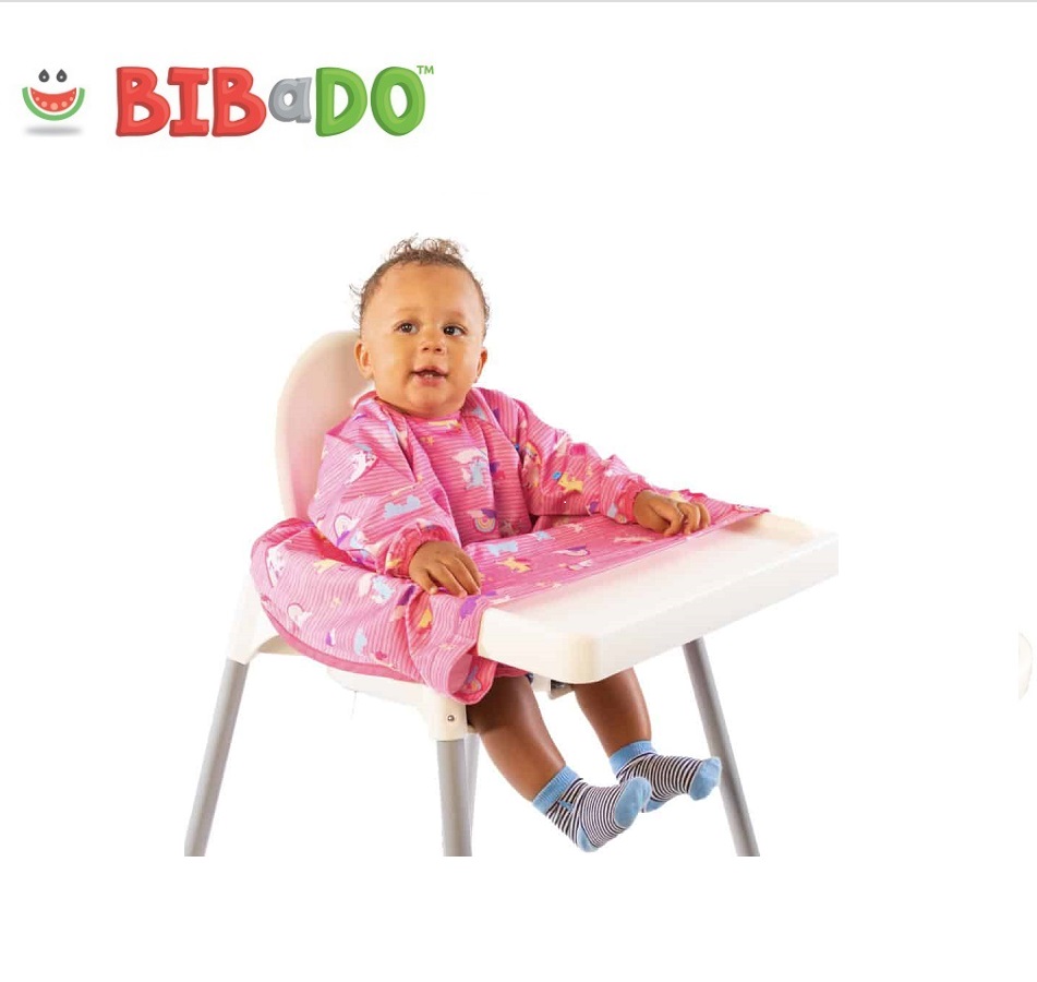 Bibado Bib ชุดกันเปื้อนฝึกทานอาหาร England Brand PU Food Grade 100 แท้ ...