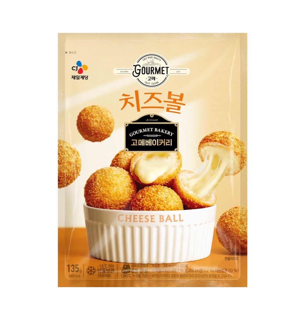 Original 고메베이커리치즈볼 CJ Gourmet Bakery Cheese Ball (ชีสบอลเกาหลี) 135g ...