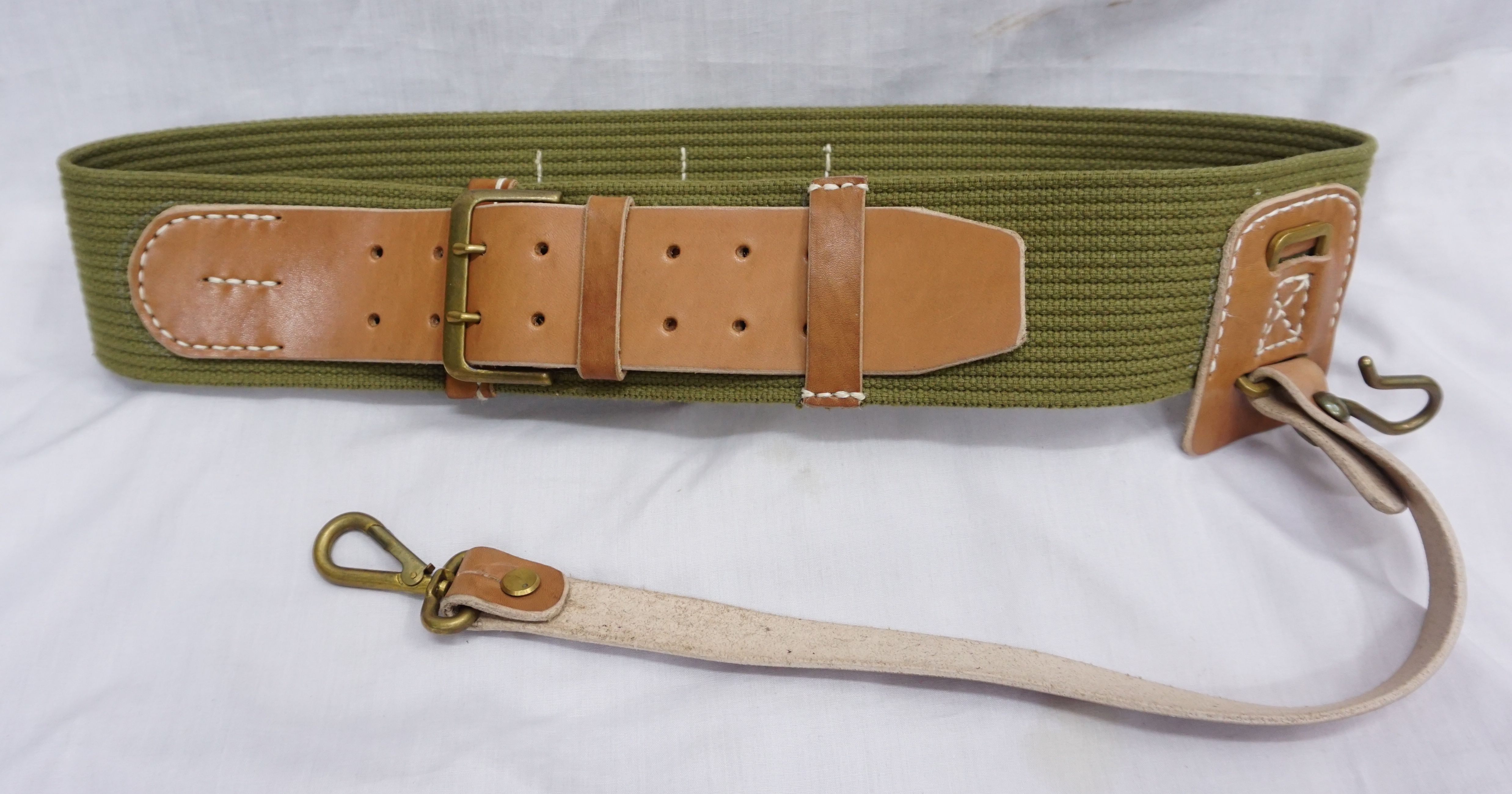 IJA Officer Sword Belt - Canvas เข็มขัด ห้อยดาบ ทหารญี่ปุ่น สงครามโลก ...