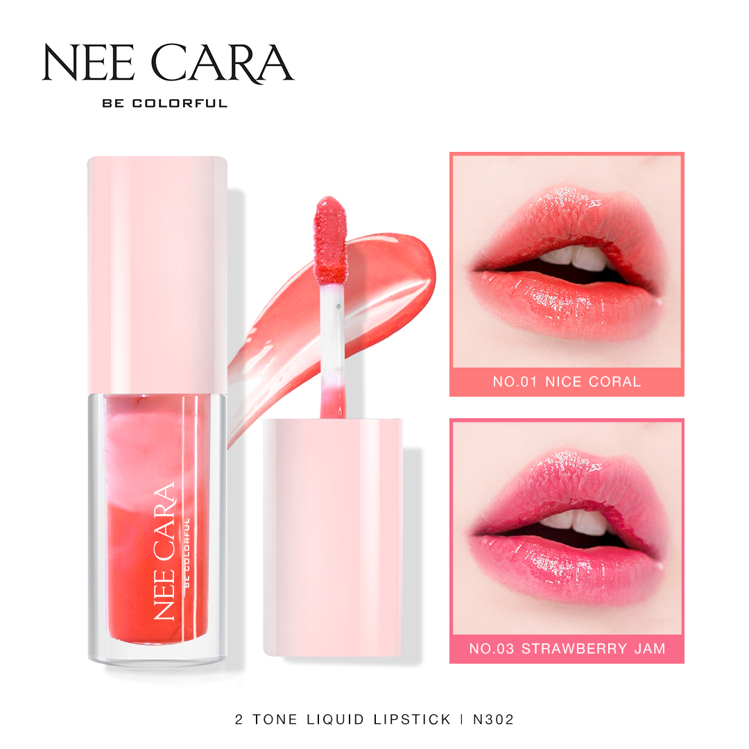 Nee Cara Water Shine Liquid Lipstick #N976 : Neecara ลิป จุ่ม**ของแท้ ...
