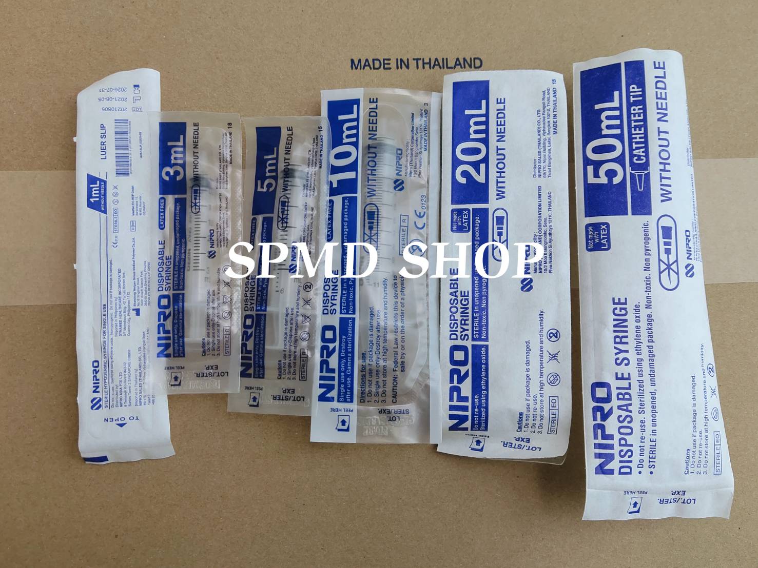 ไซริงค์ syring กระบอกฉีดยา1ml 3ml 5ml 10ml 20ml และ 50ml (1ชิ้น ...