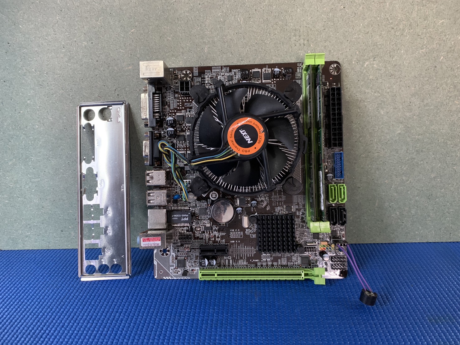 เมนบอร์ด MaxSun Intel H81 Socket 1150 CPU i3-4170 แรม 8GB พร้อมฝาหลัง ...