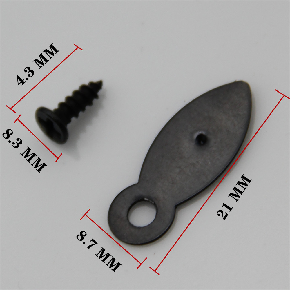 50Set Black Metal Pump Picture Mirror Photo Frame Turn Button Hooks ...