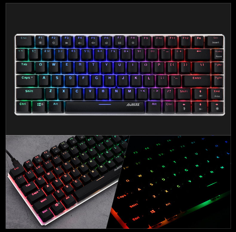 คีย์บอร์ด AJAZZ AK33 RGB Mechanical Gaming Keyboard - Terminus Thailand - ThaiPick