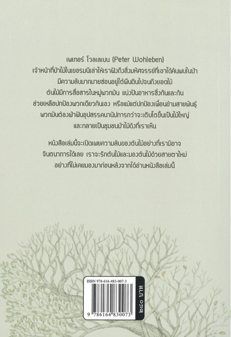 ชีวิตเร้นลับของต้นไม้ - PATCHA Store - ThaiPick