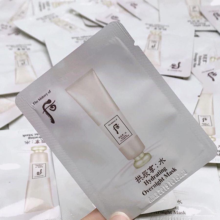 The history of whoo Hydrating Overnight Mask 4 ml. จำนวน 1 ซอง มาส์ก ...
