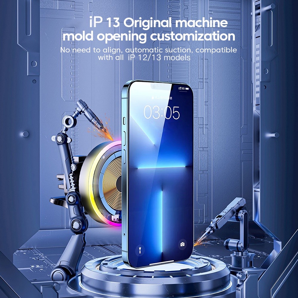 ESSAGER Qi 15W แท่นชาร์จไร้สายอัจฉริยะ LED แสดงสถานะชาร์จ ฟาสชาร์จ ...