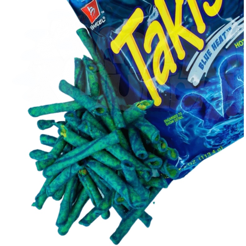 Takis FUEGO BLUE HEAT Hot Chili Pepper Lime Tortilla Chips ขนม usa - pe4pHK3h - ThaiPick