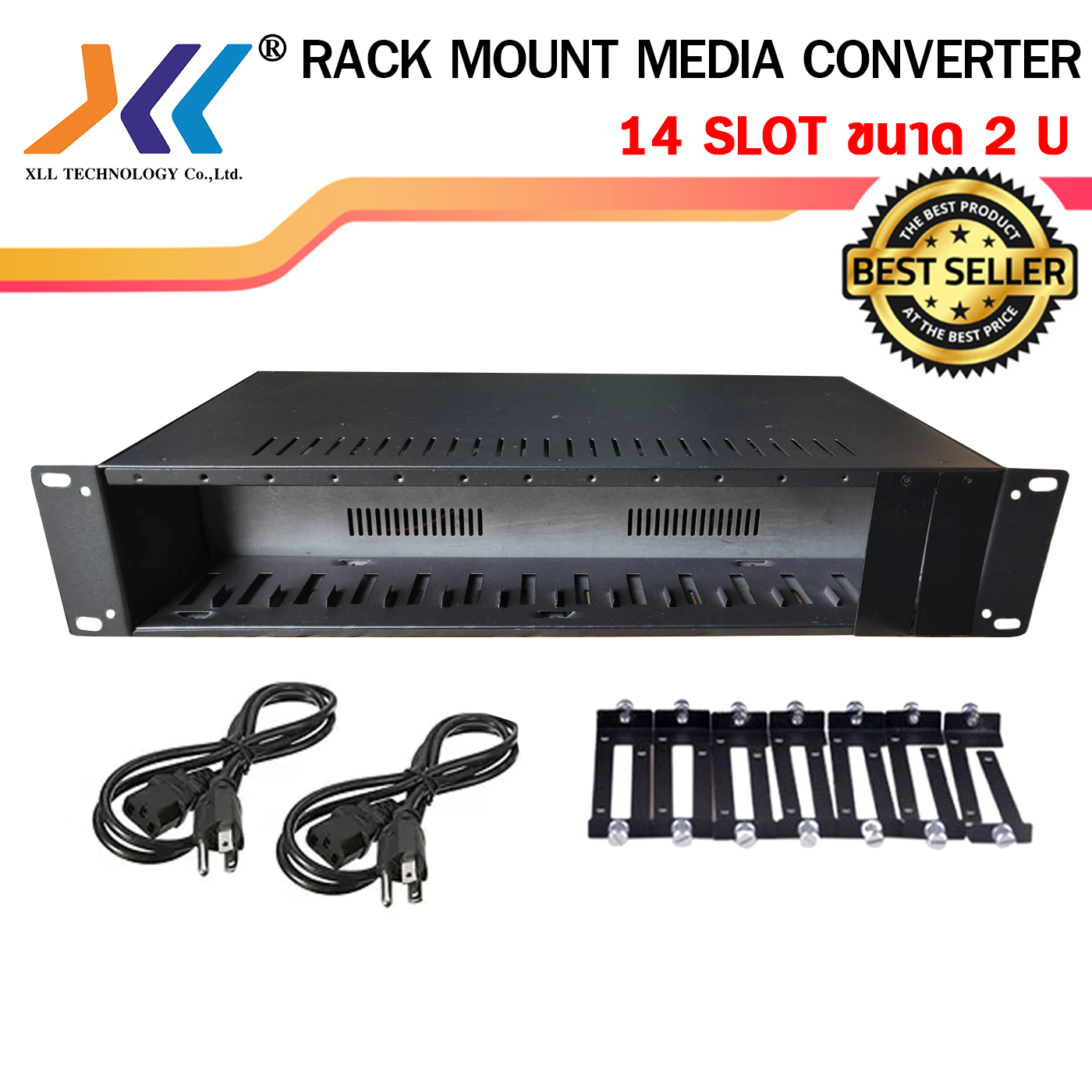 RACK MOUNT MEDIA CONVERTER 14 SLOT ขนาด 2U | Lazada.co.th