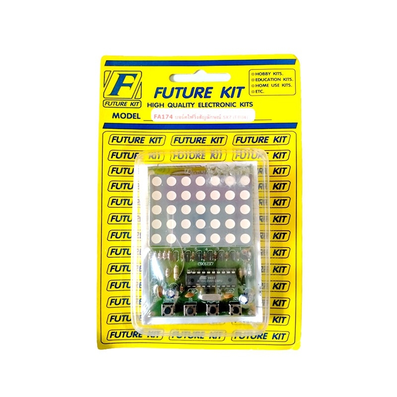FutureKit FK174 บอร์ดไฟวิ่งสัญลักษณ์ 5x7 จุด 48 ตำแหน่งโปรแกรม | Lazada.co.th