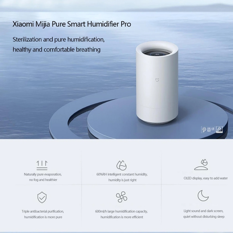 Xiaomi Mijia Pure Smart Humidifier Pro-เครื่องทำความชื้น ถังน้ำความจุ ...