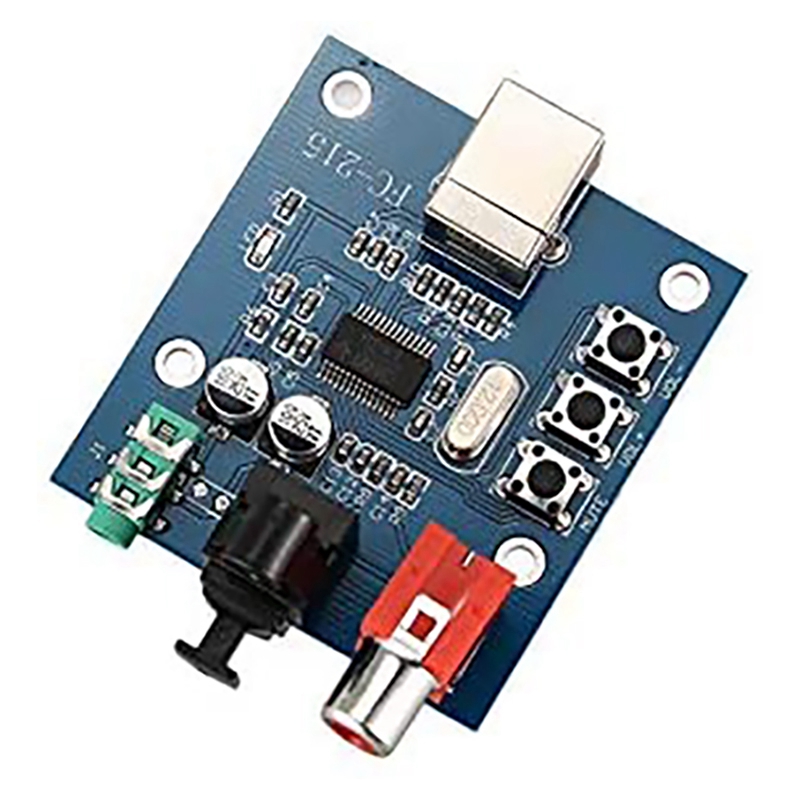 Sound Card Decoder, Decoder Board PCM2704 USB Sound Card DAC Decoder ...