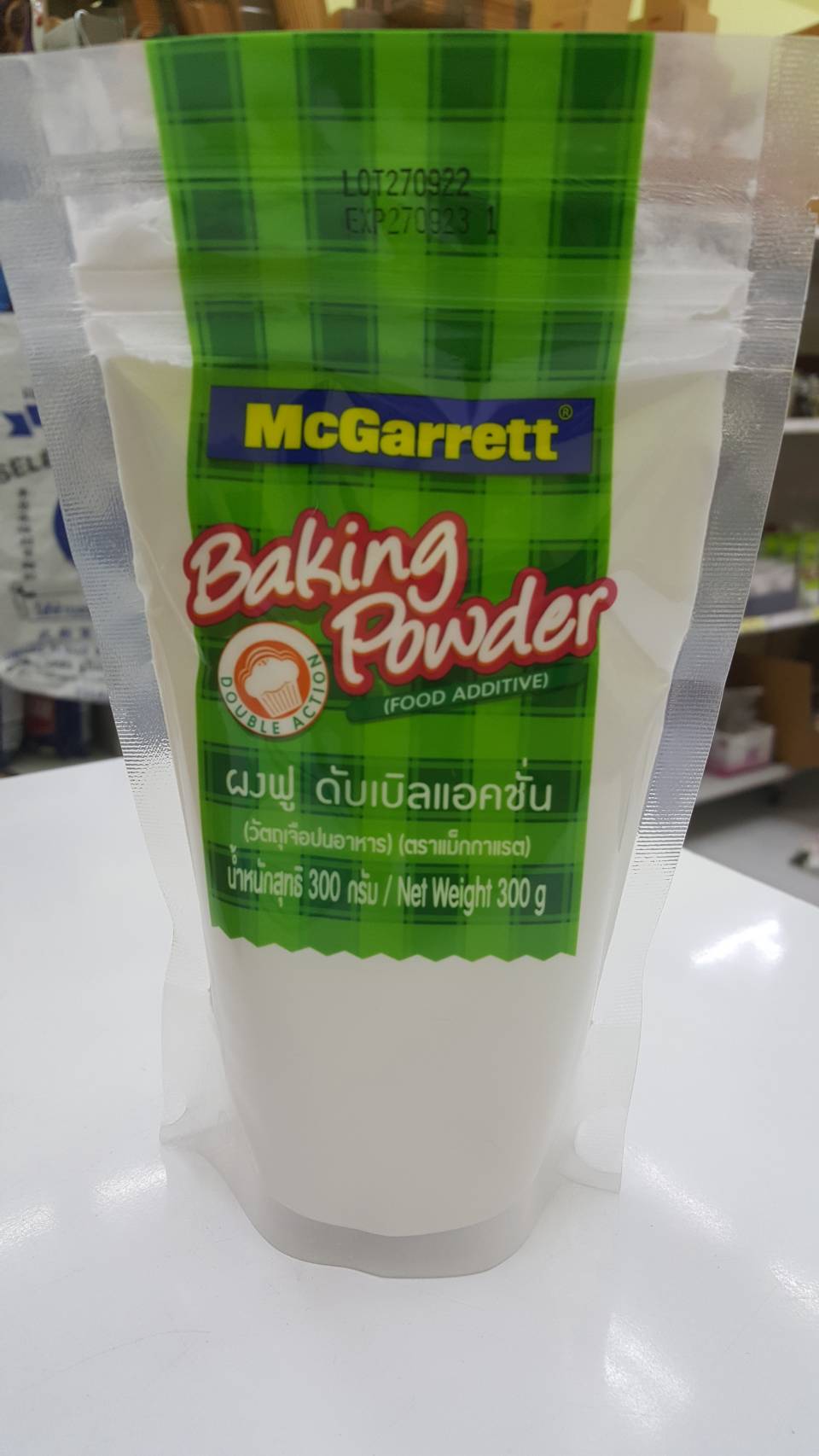 แม็กกาแรต ผงฟู ดับเบิลแอคชั่น 300 กรัม McGarrett Baking Powder 300 g. | Lazada.co.th