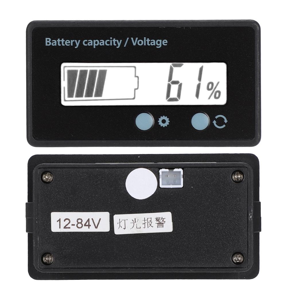 【ลดสุดใจ 】12-84V LCD Lead acid/Li-ion Battery Capacity Indicator ...