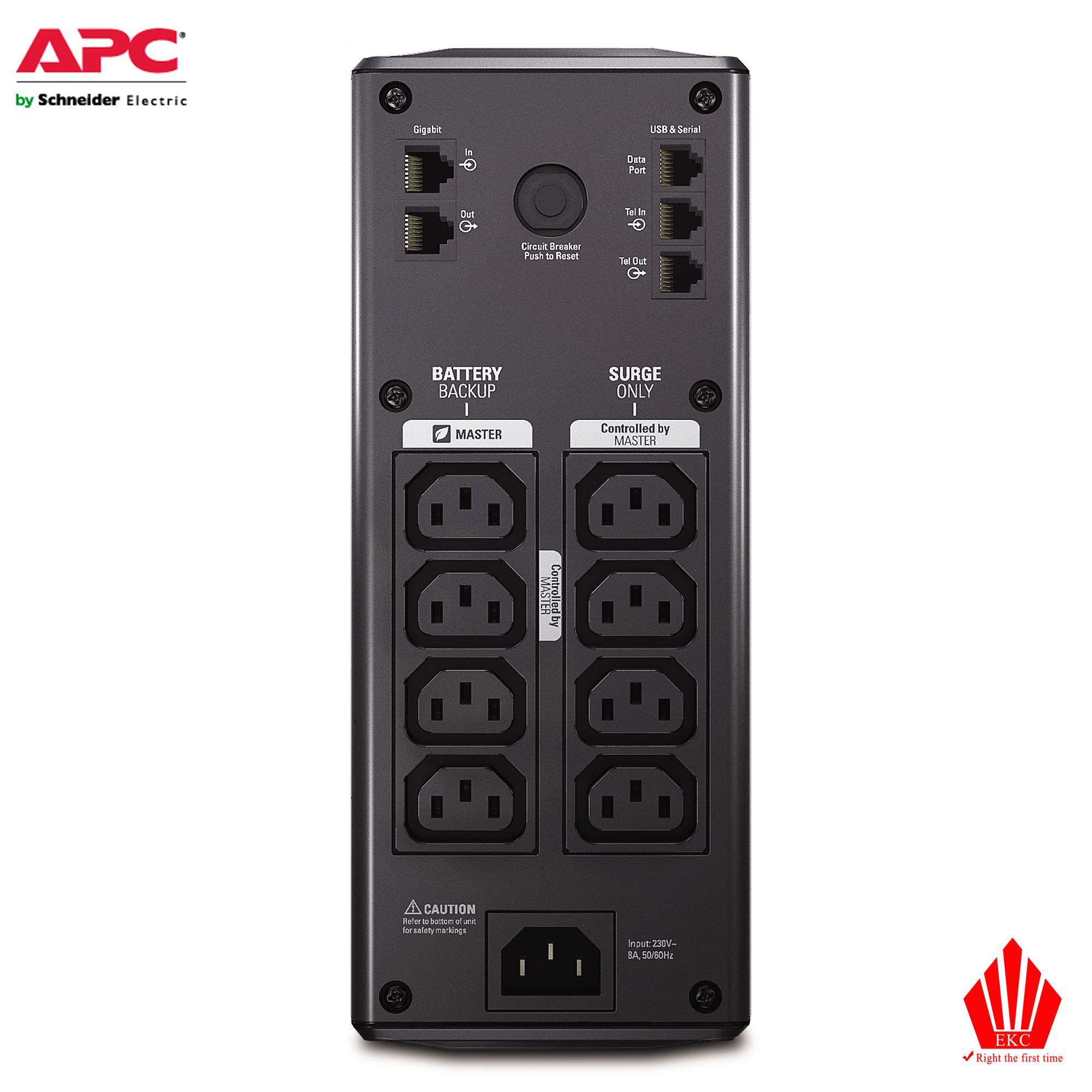 เครื่องสำรองไฟ [BR900GI] APC Power-Saving Back-UPS Pro 900VA/540Watts ...