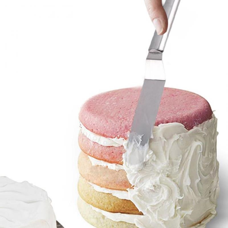 Baking Accessories Stainless Steel Cake Spatula Butter Cream Icing ...