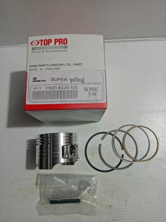 ชุดลูกสูบแหวนTOPPRO SONIC ไซต์0.25 ชุดใหญ๋(58.25มิล) - Omoter7 - ThaiPick