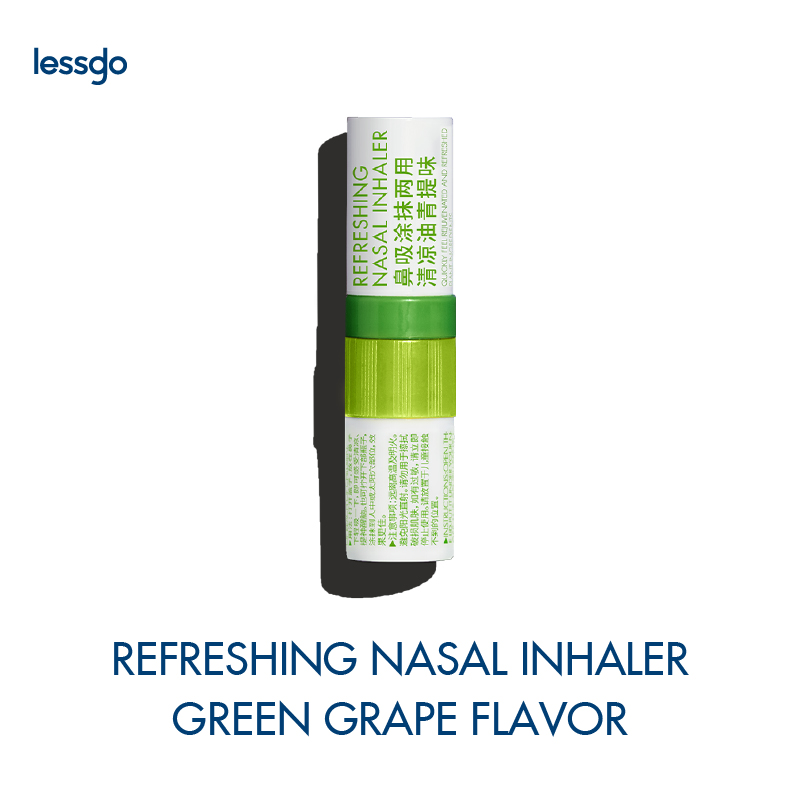 lessgo ยาดมกลิ่นผลไม้ inhaler ใช้ดมใช้ทาในหลอดเดียวกัน กลิ่นผลไม้ ยาดม ...