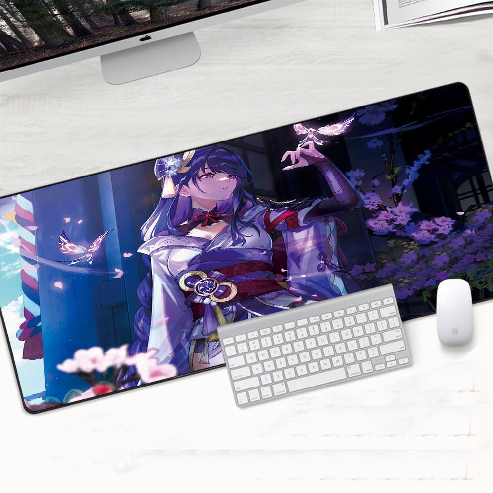 Genshin Impact Mouse Pad Yae Miko Hutao Gaming Accessories Mat Anime PC ...