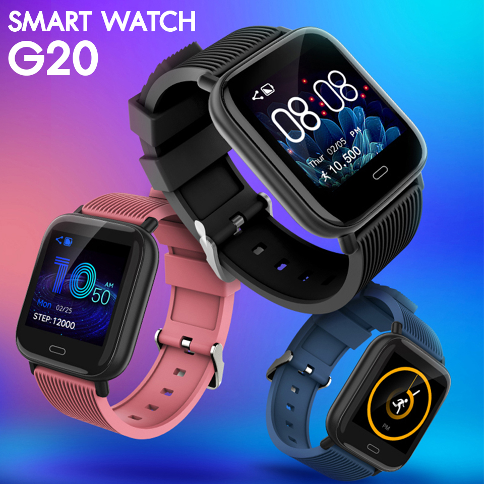 [พร้อมส่งจากไทย] Smart Watch G20 สมาร์ทวอทช์ จอสัมผัส กันน้ำ นาฬิกา ...