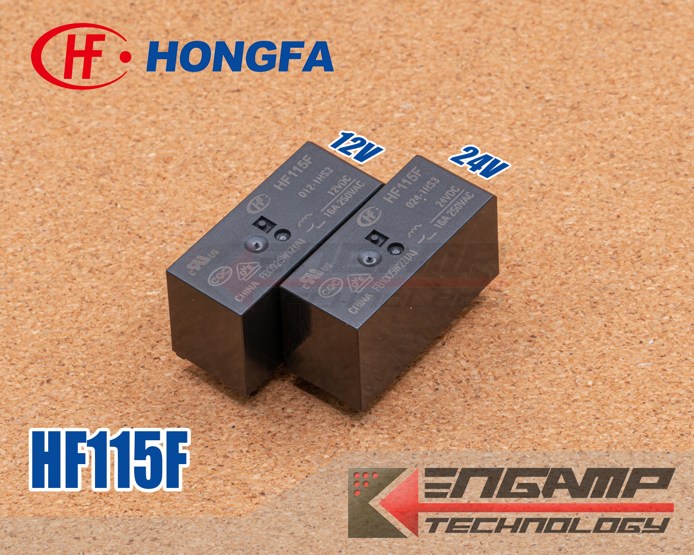 (มีตัวเลือก) [RLY] Relay HONGFA HF115F-012/024-1HS3 6ขา 1Contact | Lazada.co.th