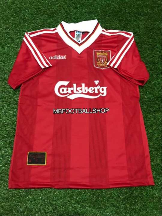 เสื้อลิเวอร์พูล ( Liverpool Home 1995 ) รุ่น คอหนา - Colin Fashion ...