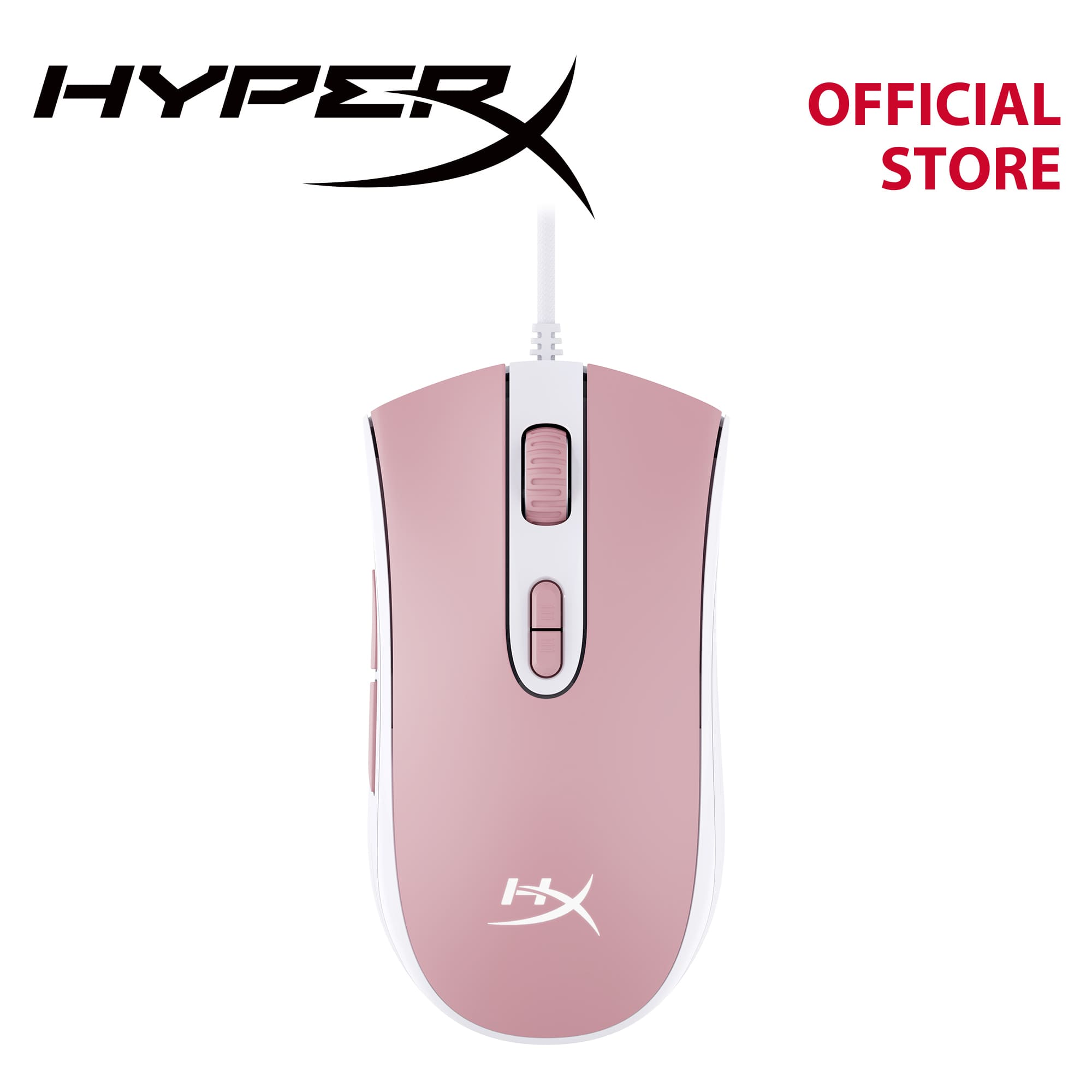 (Limited Edition) HyperX Pulsefire Core (Pink)RGB gaming mouse 6200 DPI ...