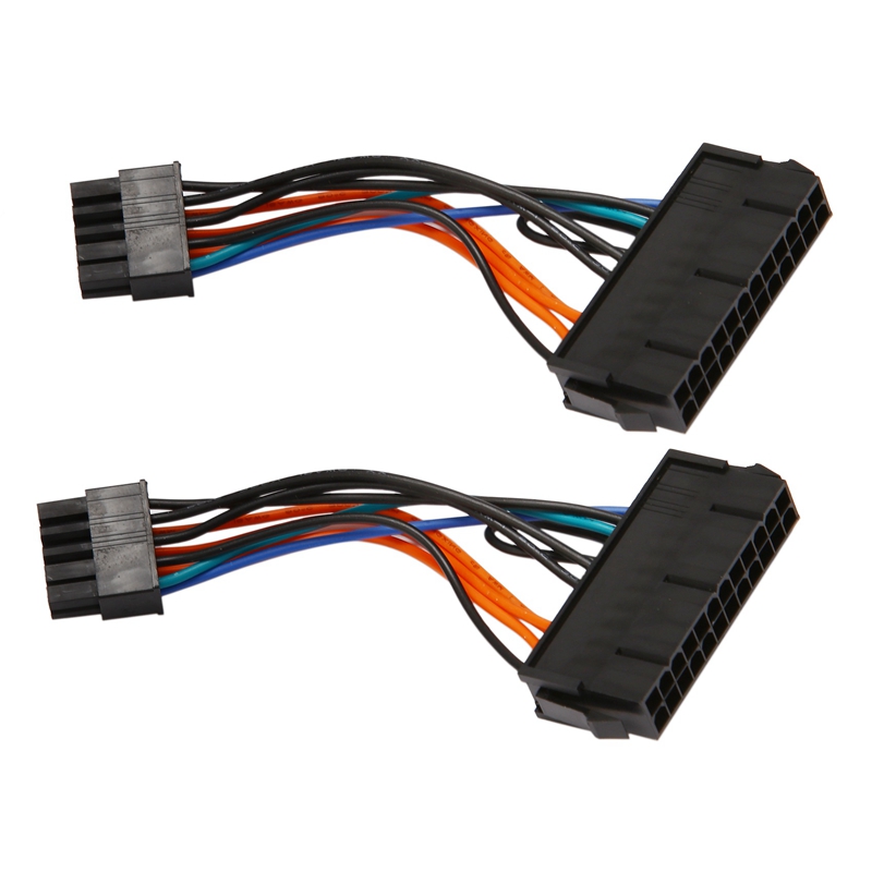24-Pin Female to 10-Pin Male Adapter Power Supply Cable Cord for Lenovo ...