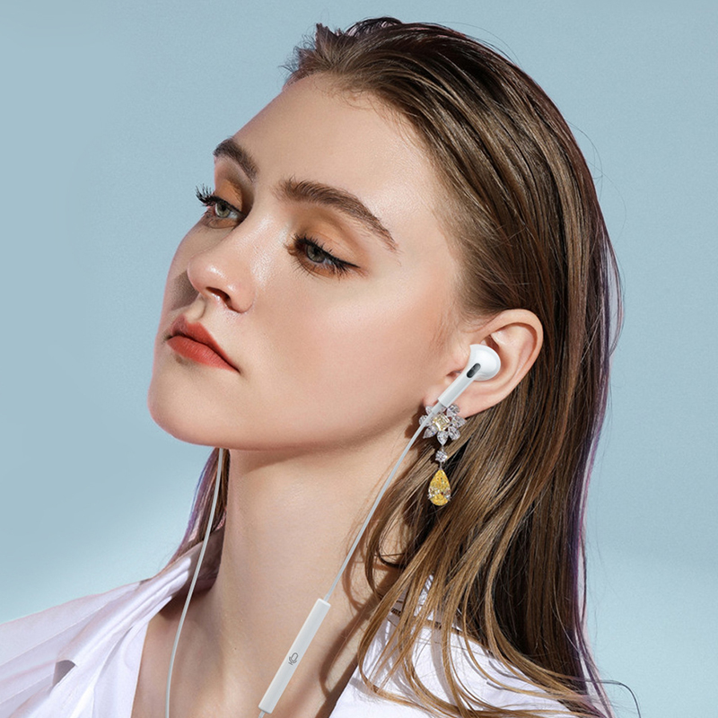 KUULAA In Ear Earphones With Built-in Microphone With Mic 3.5mm In-Ear ...