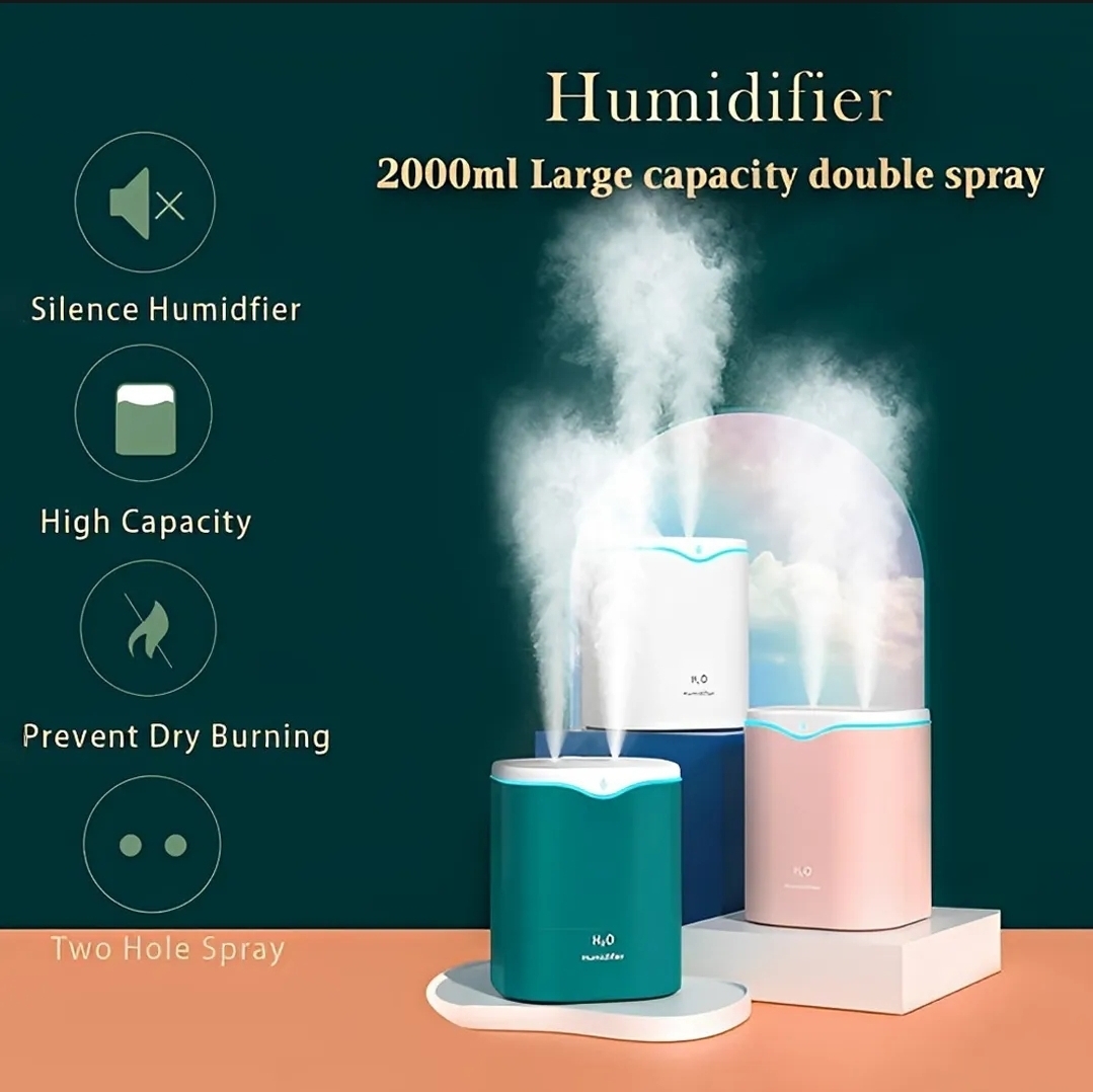 Humidifier Steamer portable air purifier air humidifier USB LED - Ziihu ...