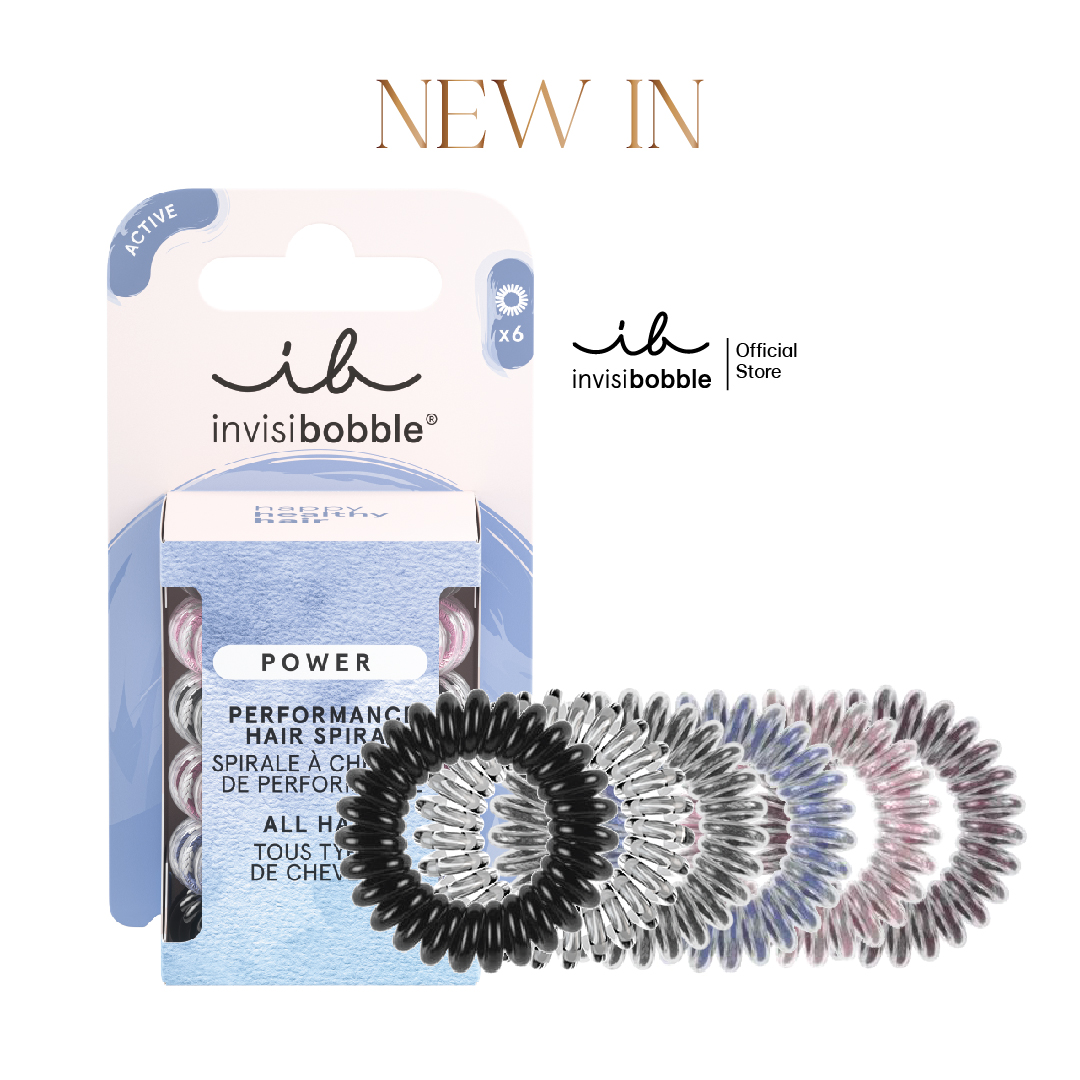 invisibobble ยางรัดผม รุ่น Power Be Visible 6pc (1 กล่องมี 6 ชิ้น ...