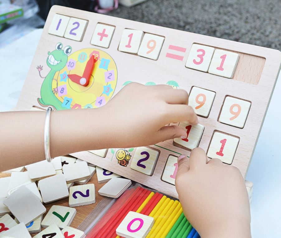 [พร้อมจัดส่งใน1วัน] กล่องไม้คิดเลข คณิตศาสตร์ Multi Function Digital ...