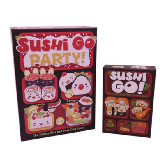 SUSHI GO BOARD GAME / SUSHI GO PARTY BOARD GAME - บอร์ดเกมซูชิโก..การ์ด ...