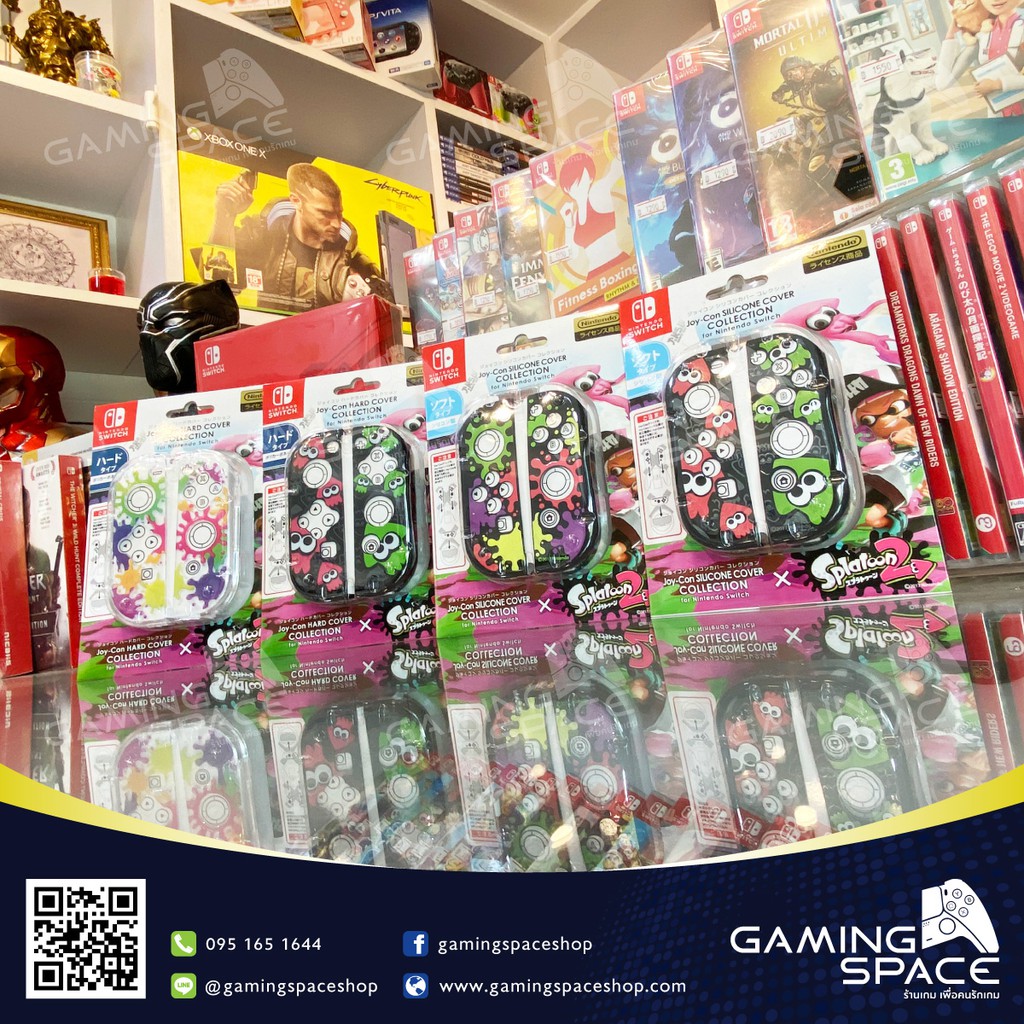 [Nin18] SWITCH : ของแท้ เคสจอยคอน JOY CON HARD CASE & SILICONE COVER ...