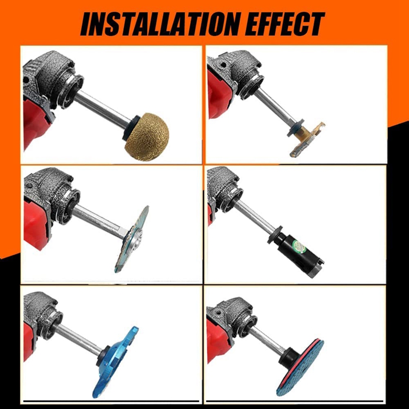 Angle Grinder Extension Connecting Rod,80mm M10 Threaded Extension ...