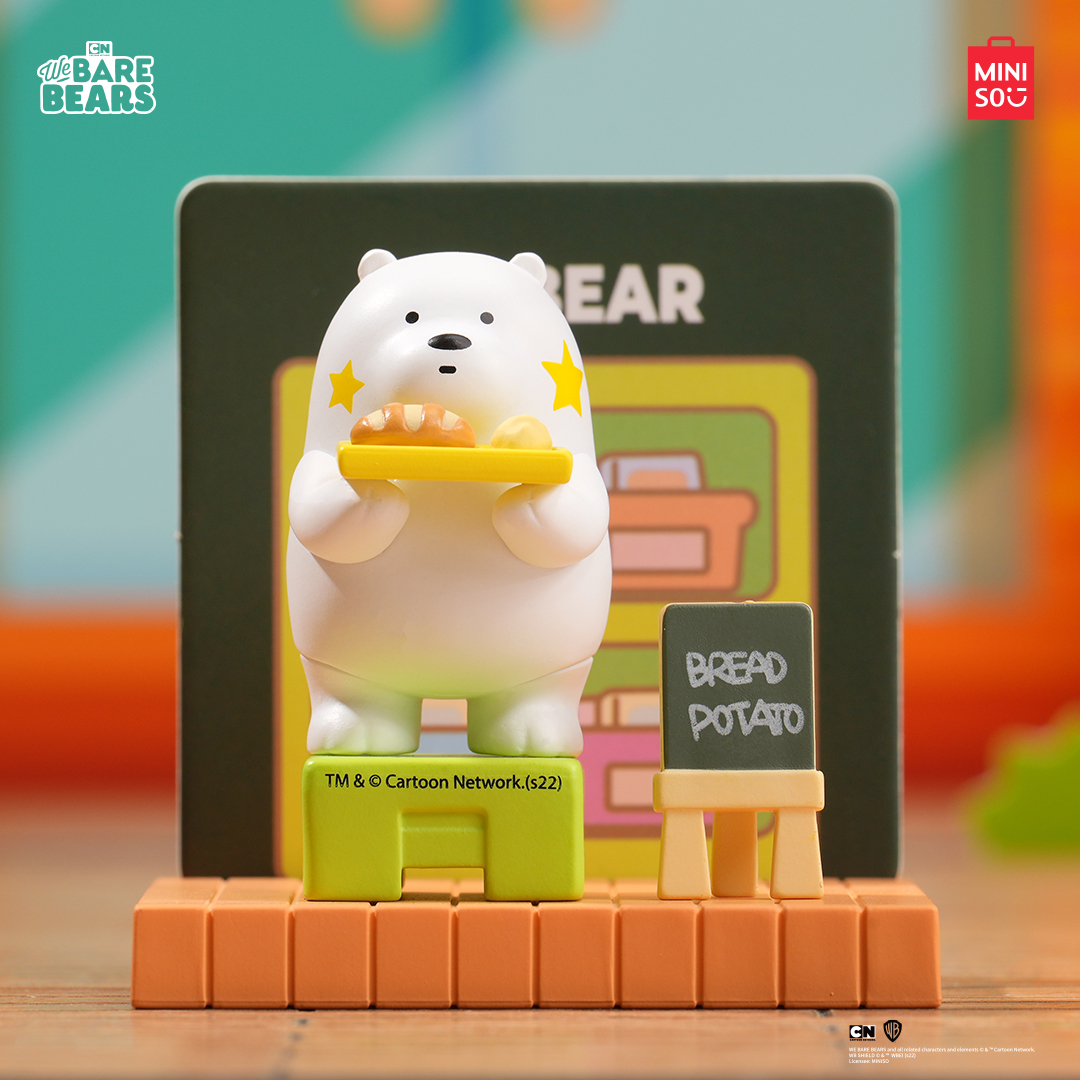 Miniso กล่องมหัศจรรย์ กล่องมหัศจรรย์โมเดล We Bare Bears Mini Fun ...
