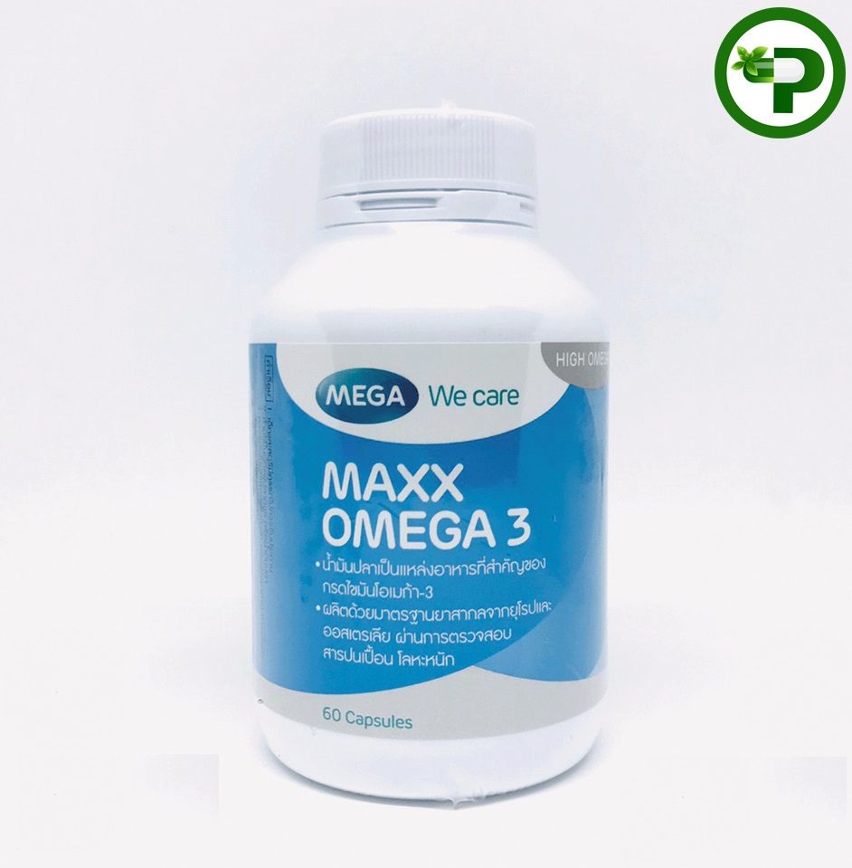 Mega We Care Maxx Omega 3 เมก้า วี แคร์ แมกซ์ โอเมก้า 3 60เม็ด | Lazada ...
