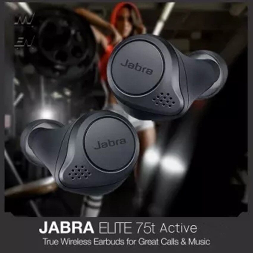 จัดส่งสินค้าจากประเทศไทยJabra Elite 75t True TWS Wireless Bluetooth Headset Waterproof Sports ...