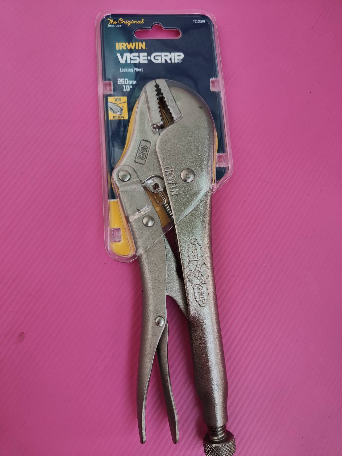 IRWIN 10R คีมล็อคปากตรง 10 นิ้ว สำหรับจับชิ้นงาน แน่น ทน ใช้นาน(เดิม ...