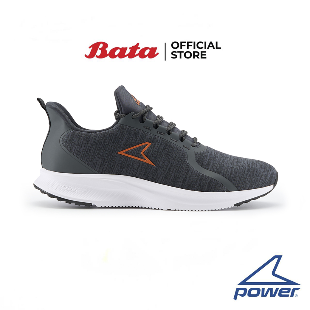 Bata บาจา POWER รองเท้ากีฬาวิ่ง แบบผูกเชือก สำหรับผู้ชาย รุ่น Harrow ...