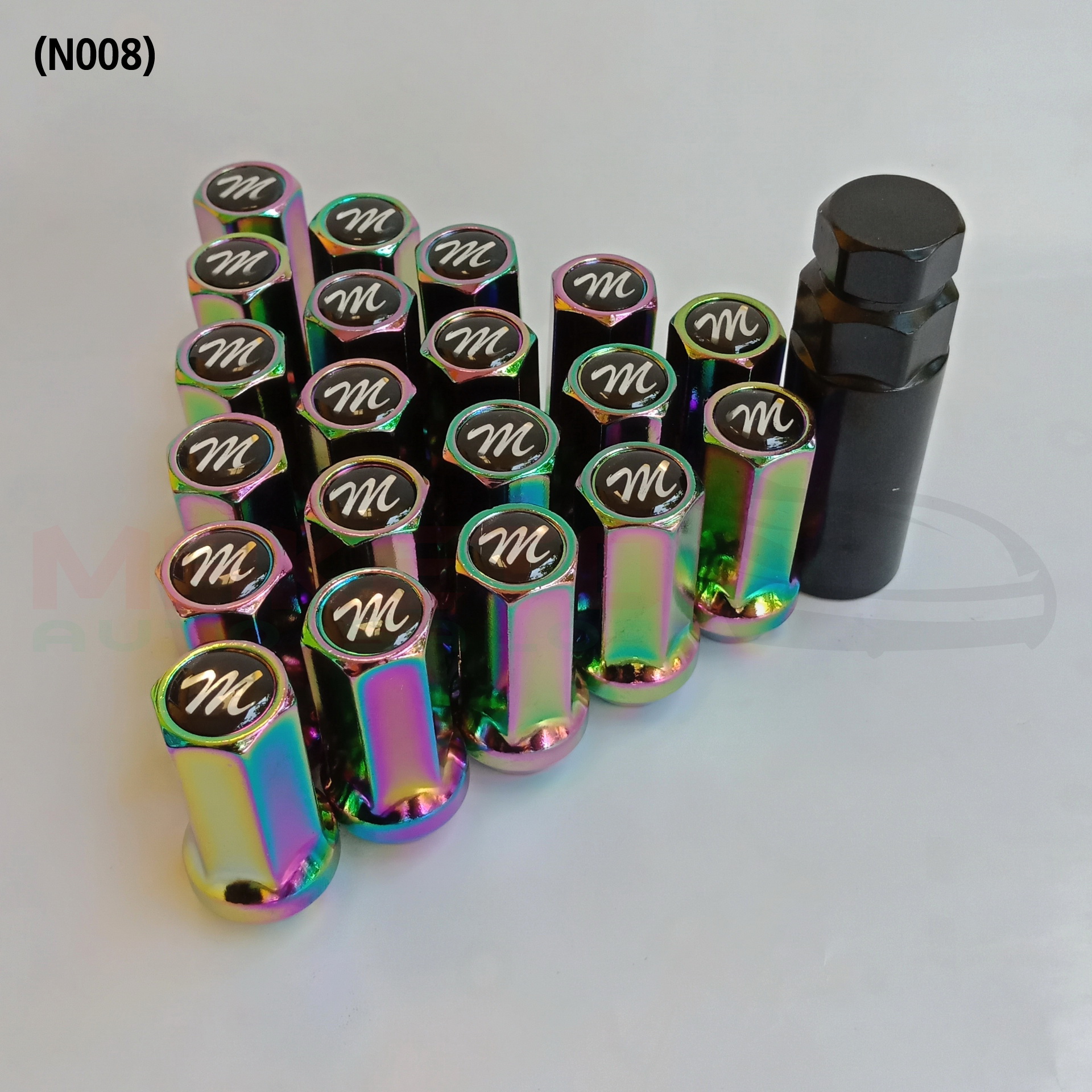 (N008) น๊อตล้อ M Racing ดุดันทนถึก จัดชุด16 ตัว เกลียว1.25 - MAKETO ...