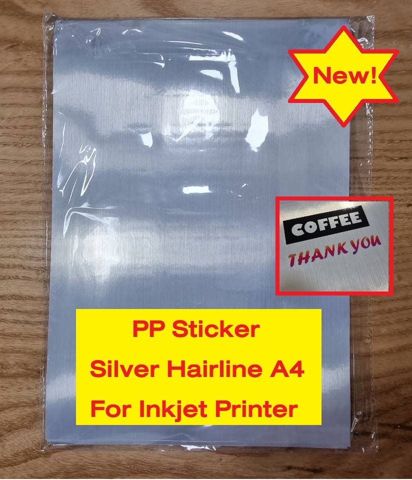 SPC Label สติกเกอร์ A4 Inkjet PP สีทอง Golden Hairline 30 แผ่น - SPC ...