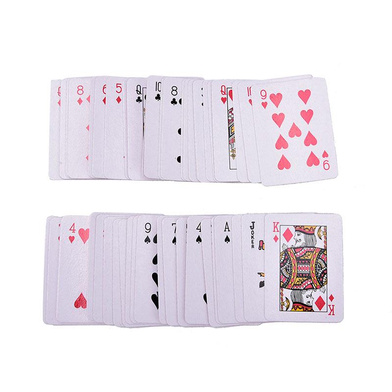 Yilu Cute Mini Poker Small Playing Cards Family Game Travel Game 5.3 X ...