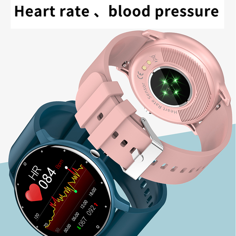 ZL02 สมาร์ทนาฬิกาผู้หญิงผู้ชายกีฬาฟิตเนส Smartwatch ZL02 Sleep Heart ...