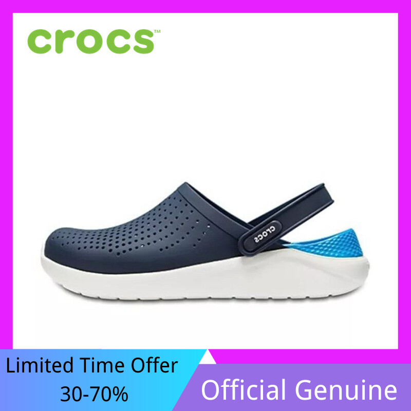 〖รับประกัน 3 ปี〗CROCS Men's and Women's Sports Sandals TT025 - The Same ...